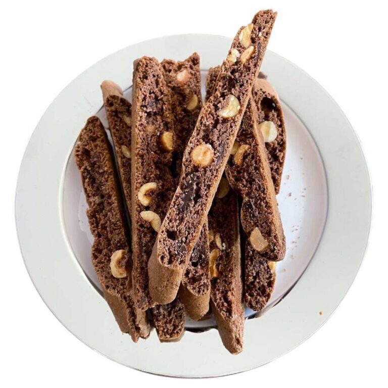 Chocolate Hazelnut Espresso Biscotti | Espresso Biscotti